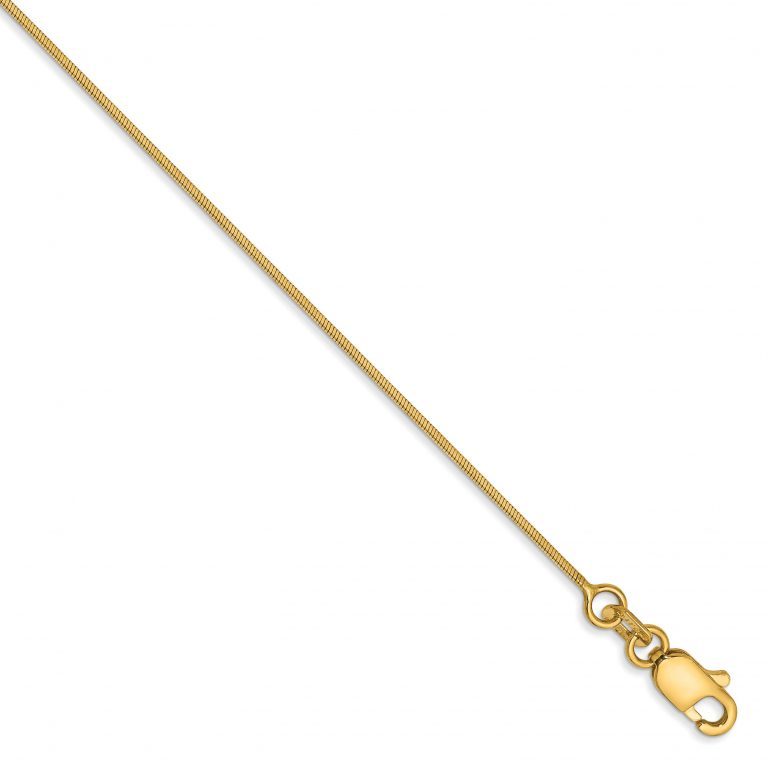 14k .80mm Octagonal Snake Chain – Busy Bee Jewelry